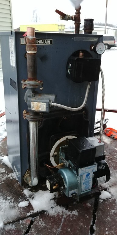Alaska's List : Weil-McClain 150,000 BTU Oil Fired Boiler For Sale
