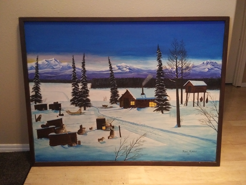 Alaska's List : Painting By Rose Albert