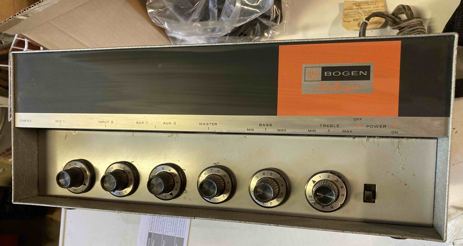 Alaska's List : Bogen CHB-35 Challenger Tube Stereo Amplifier For Sale
