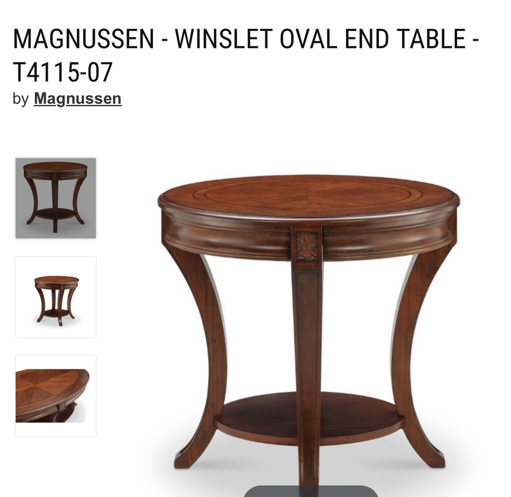 Alaska's List : Magnussen Coffee Table and End Tables For Sale